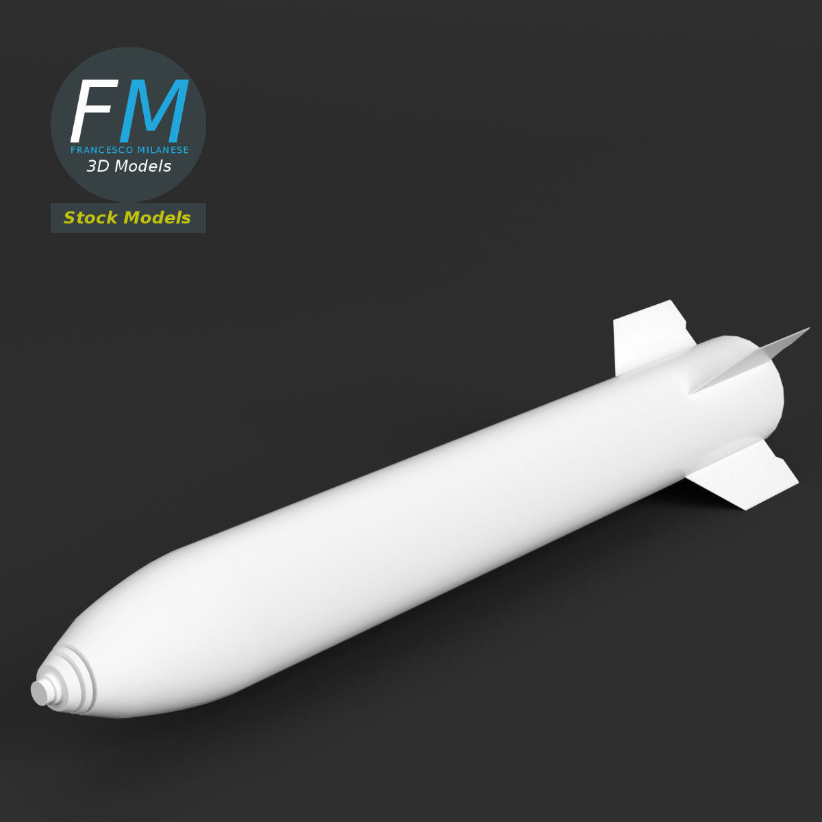 B83 nuclear bomb 3D model | CGTrader