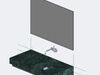 Piano Washbasin Revit BIM Family Inspired by Serafini x BUDDE 3D model ...