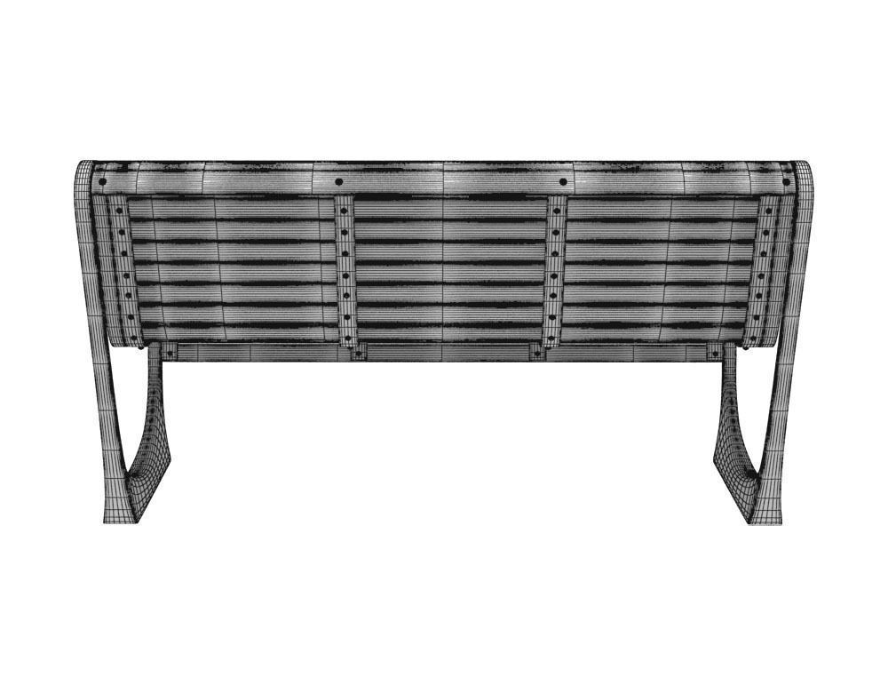 Street Chair 2 3D model | CGTrader