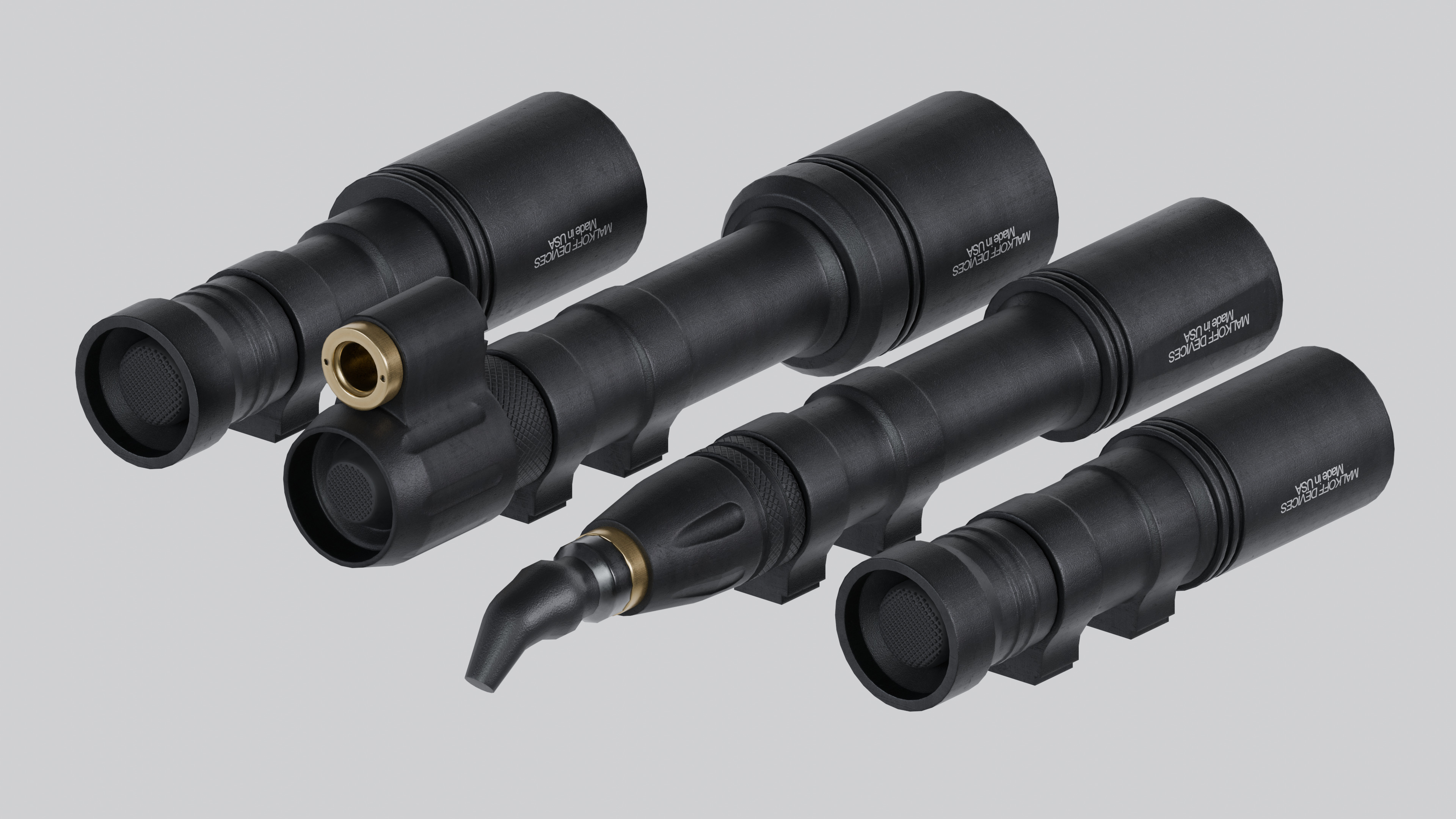 3D model Malkoff Weapon Light Pack VR / AR / low-poly | CGTrader