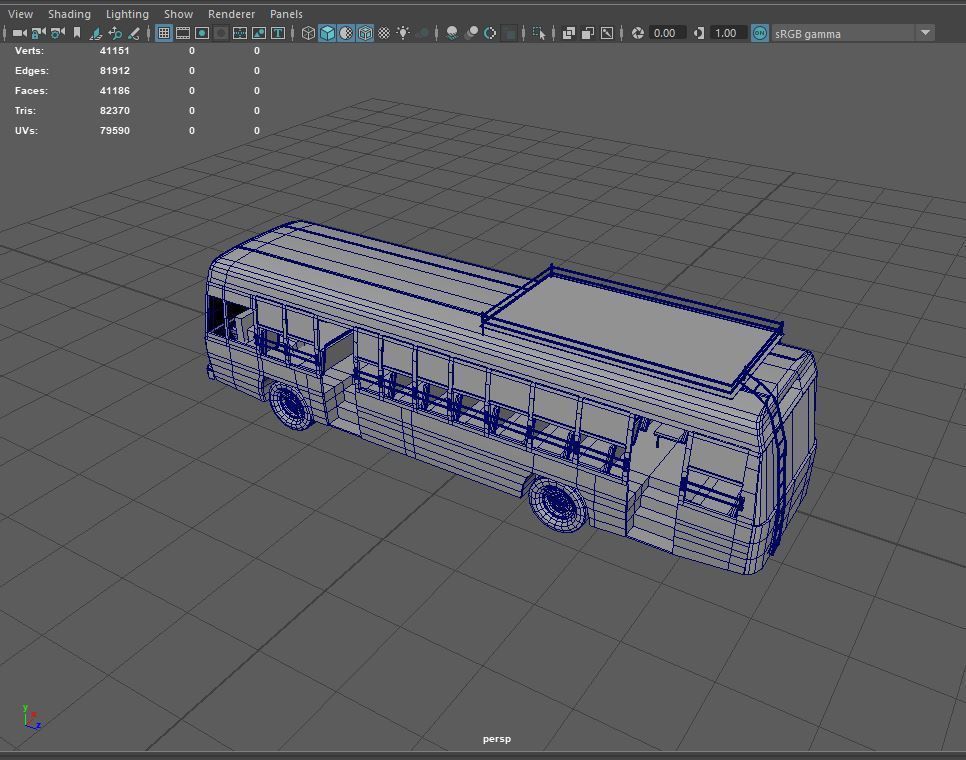 3D model Tamil Nadu State Road Transport Corporation Bus 3D Model VR ...