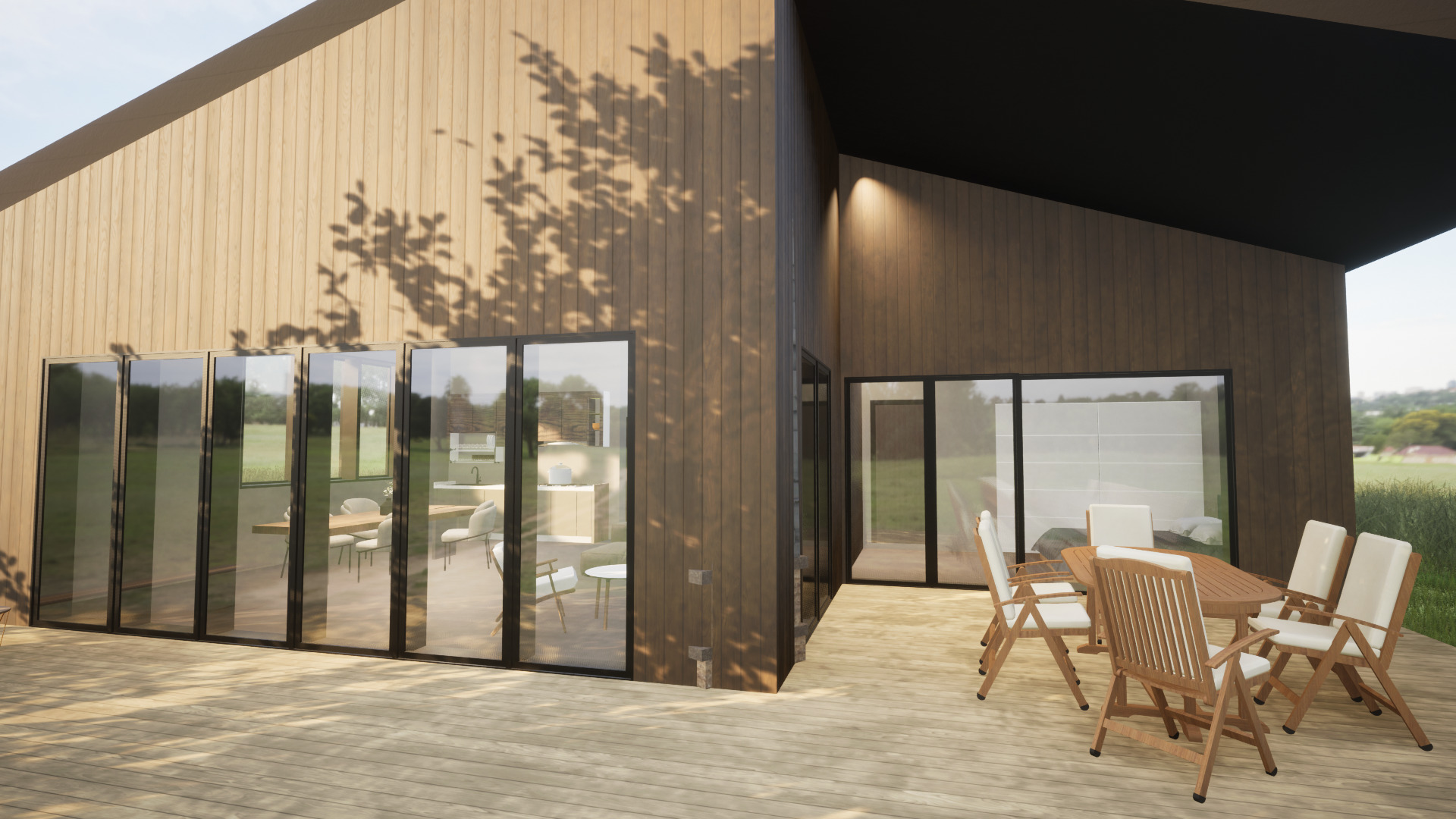 Modern House Design-Revit-Twinmotion-Render 3D model rigged | CGTrader