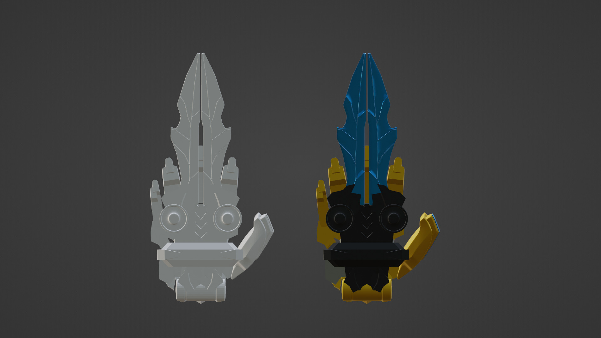 Tega Sword - No1 Sentai Gozyuger 3D model rigged | CGTrader