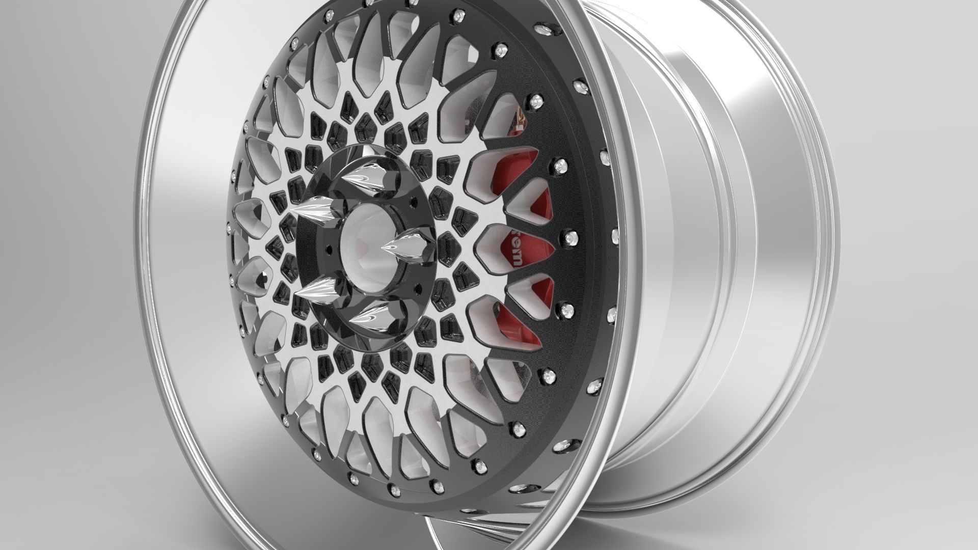 bbs rims free 3D model | CGTrader