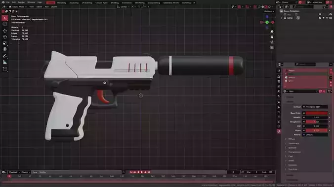 Kayoko Weapon 3D model | CGTrader