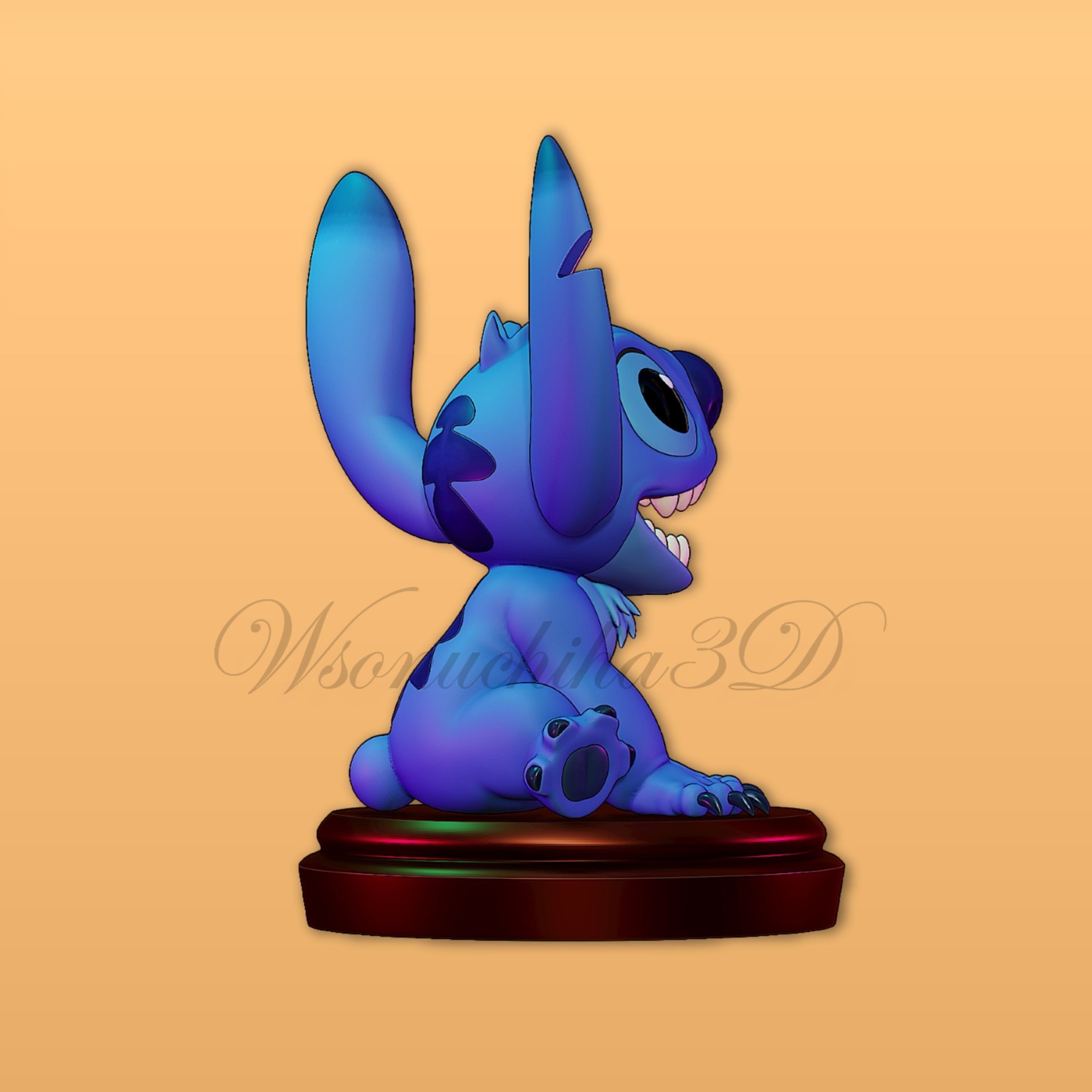 Stitch Figure 1 - Disney free 3D model 3D printable | CGTrader
