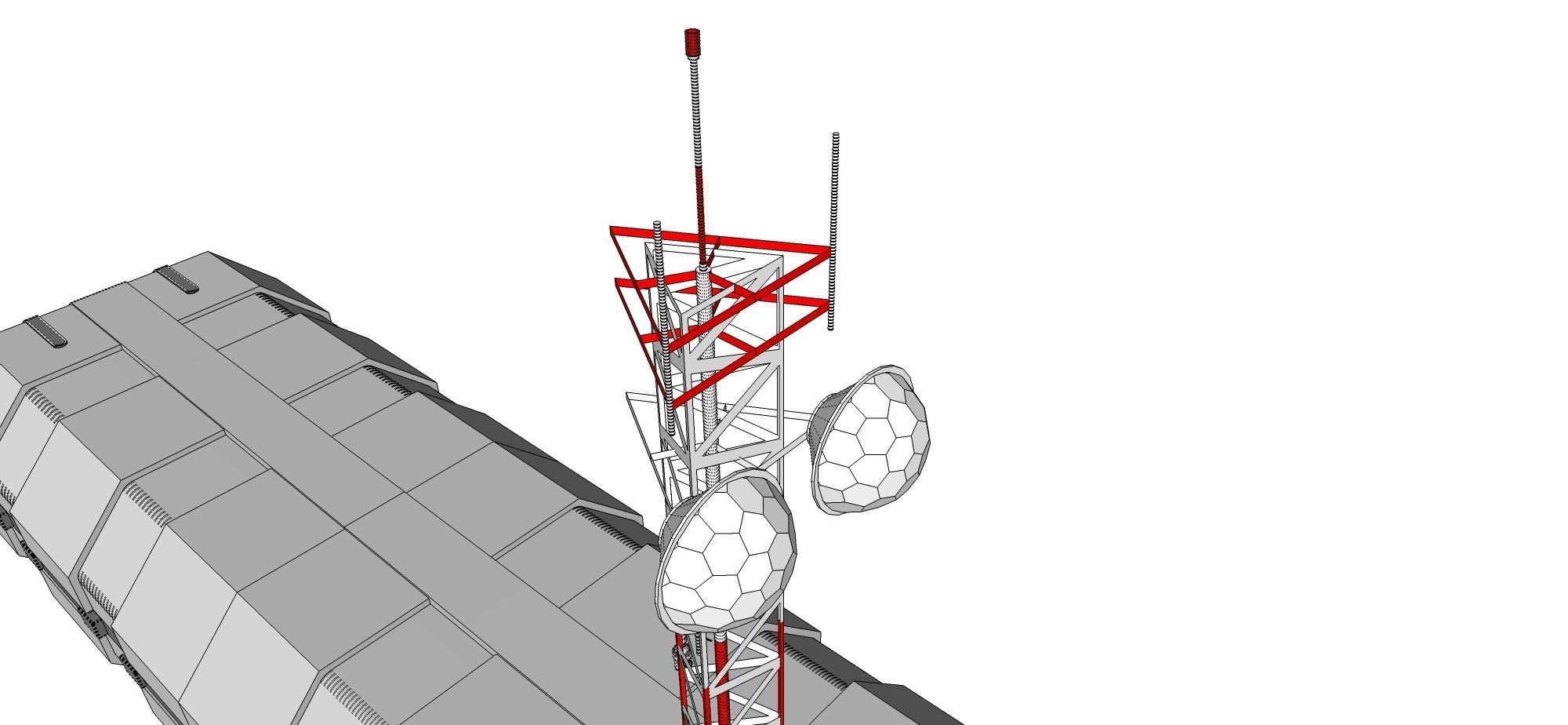 antenna post 2 3D model | CGTrader