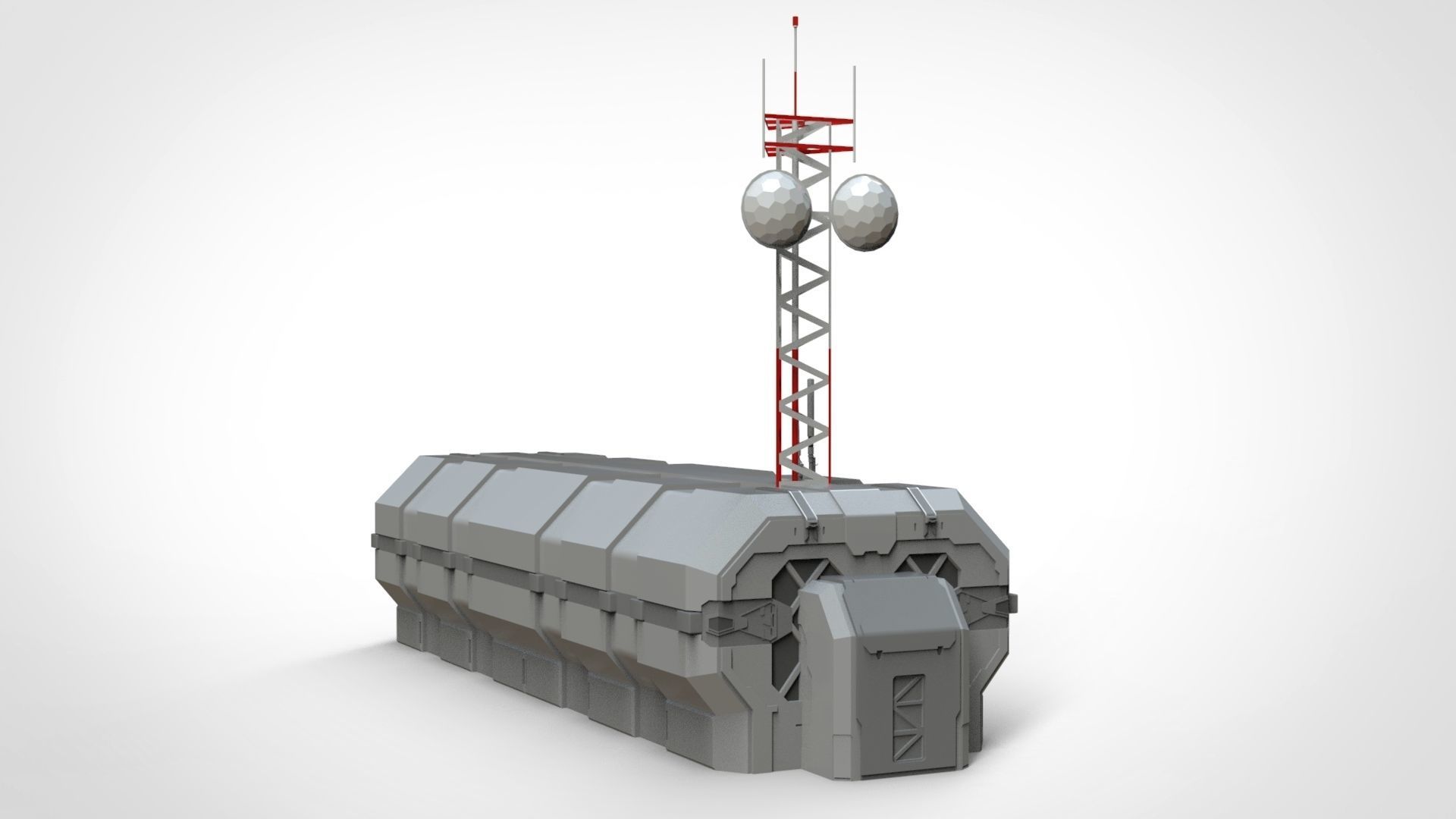 antenna post 2 3D model | CGTrader
