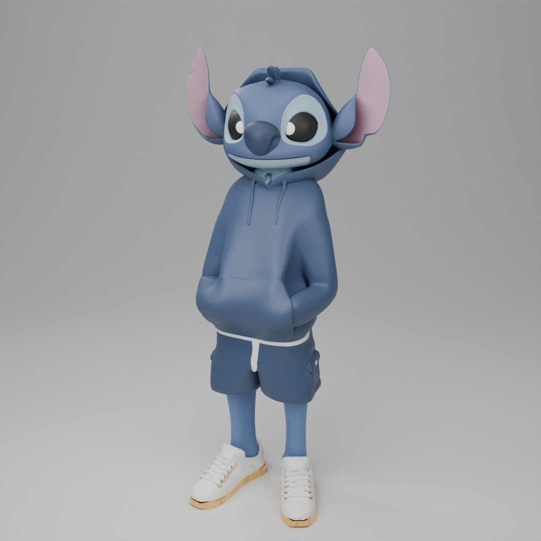 Stitch Urban vibes 3d print model 3D model 3D printable | CGTrader