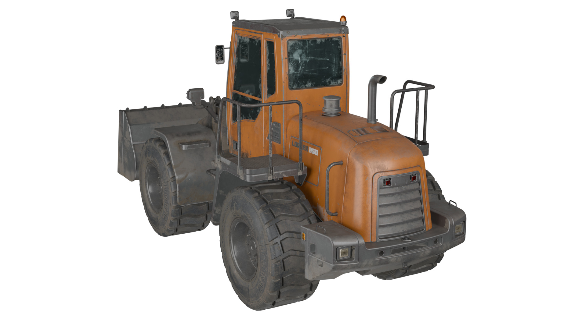 Realistic 3D Loader Truck Game-Ready Construction Vehicle free VR / AR ...