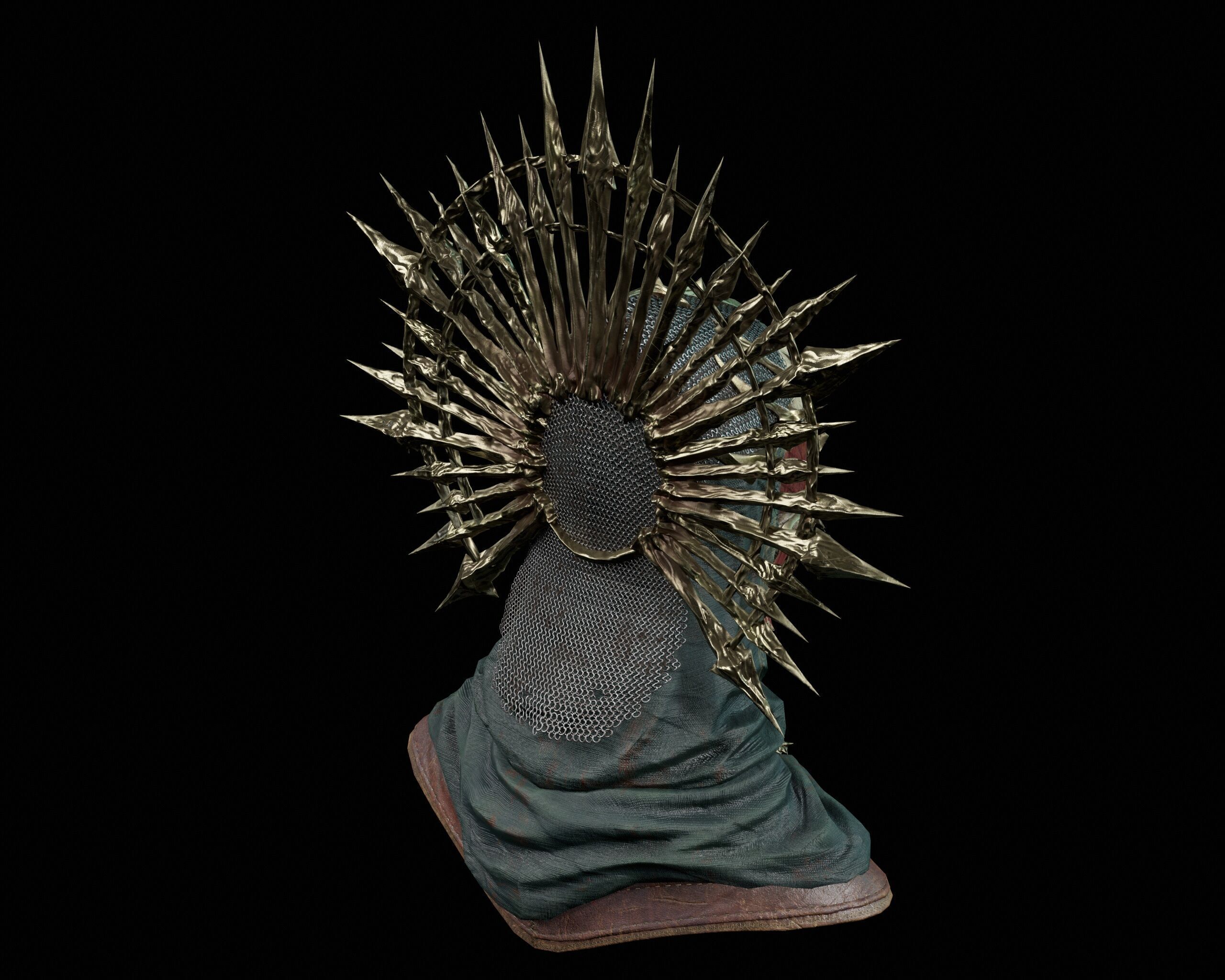 3D model Lich of the Black Cathedral - Lich Skull Bust VR / AR / low ...