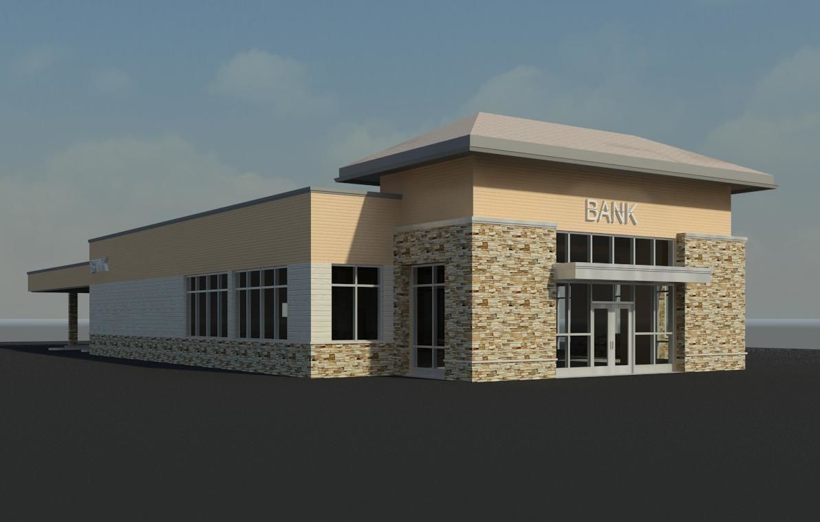 Bank Building 3D model | CGTrader