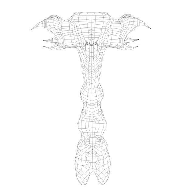 3D model hammer from a chimera skull VR / AR / low-poly animated | CGTrader