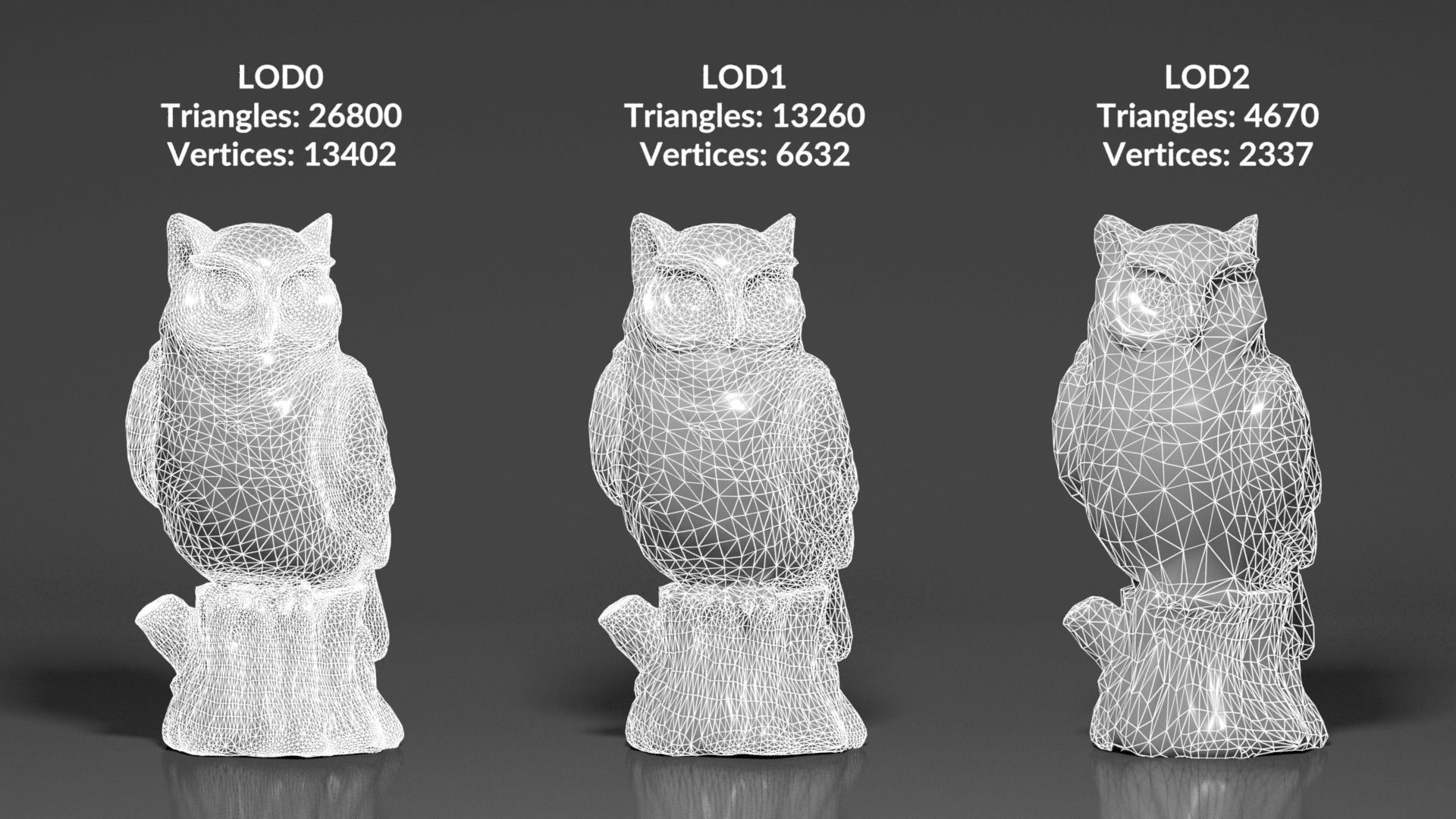 0001-05 Owl Light 3D model 3D printable | CGTrader