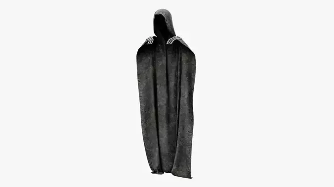 Medieval Hooded Cloak free VR / AR / low-poly 3D model | CGTrader