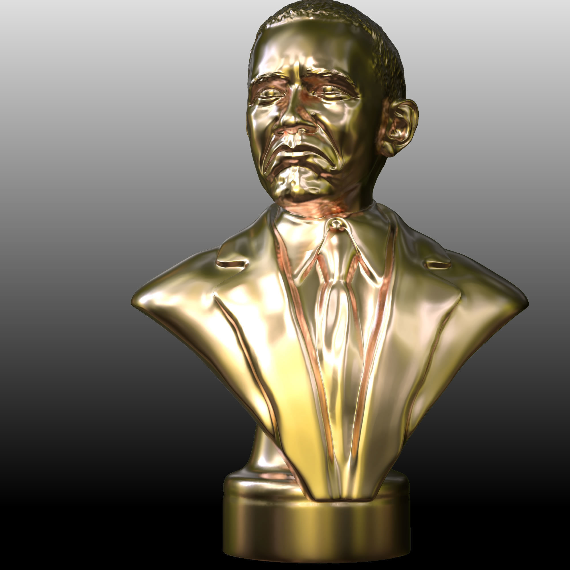 Obama not bad meme sculpt 3D model 3D printable | CGTrader