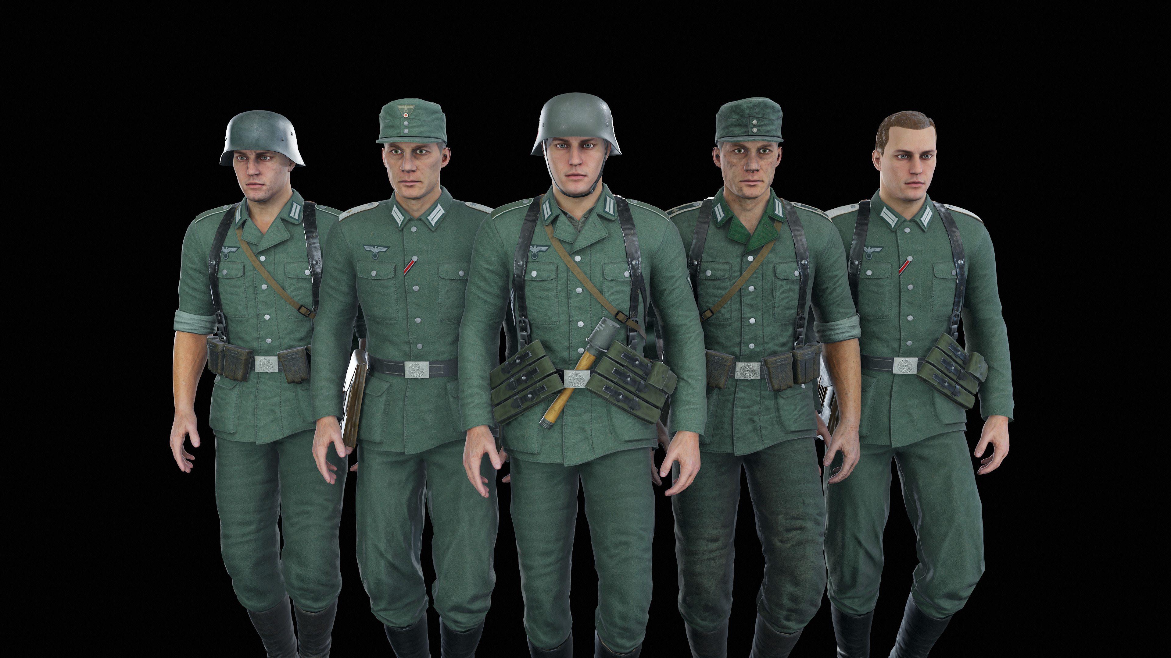 3D model German soldier World war 2 VR / AR / low-poly | CGTrader