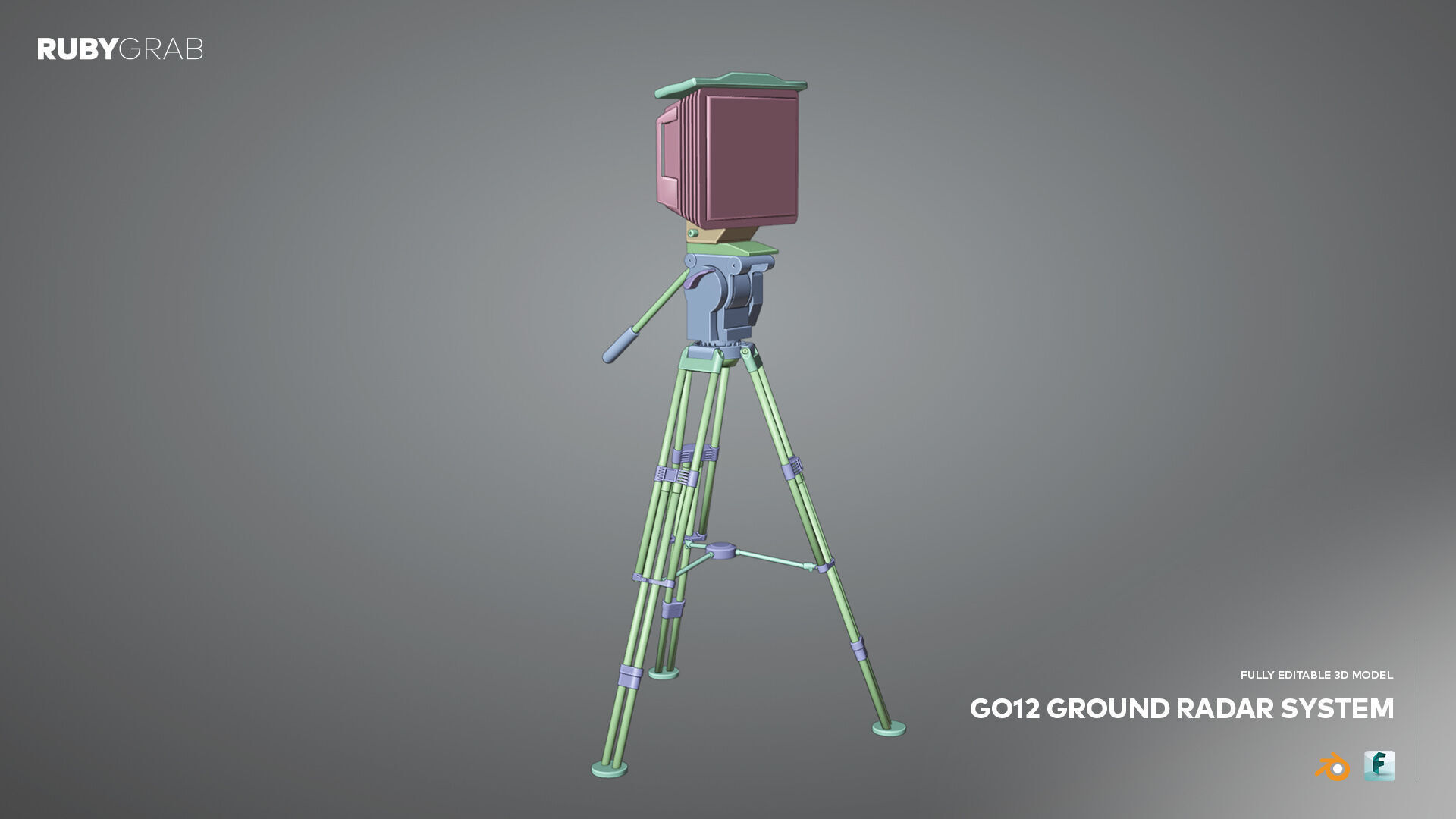 GO12 Ground Radar System 3D model | CGTrader