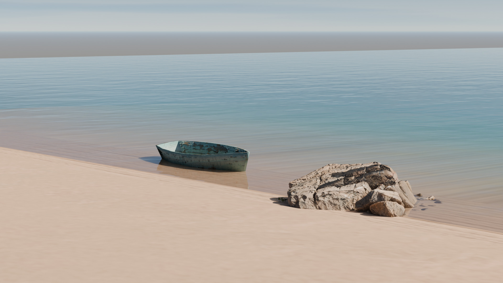 Sand Beach free 3D model | CGTrader