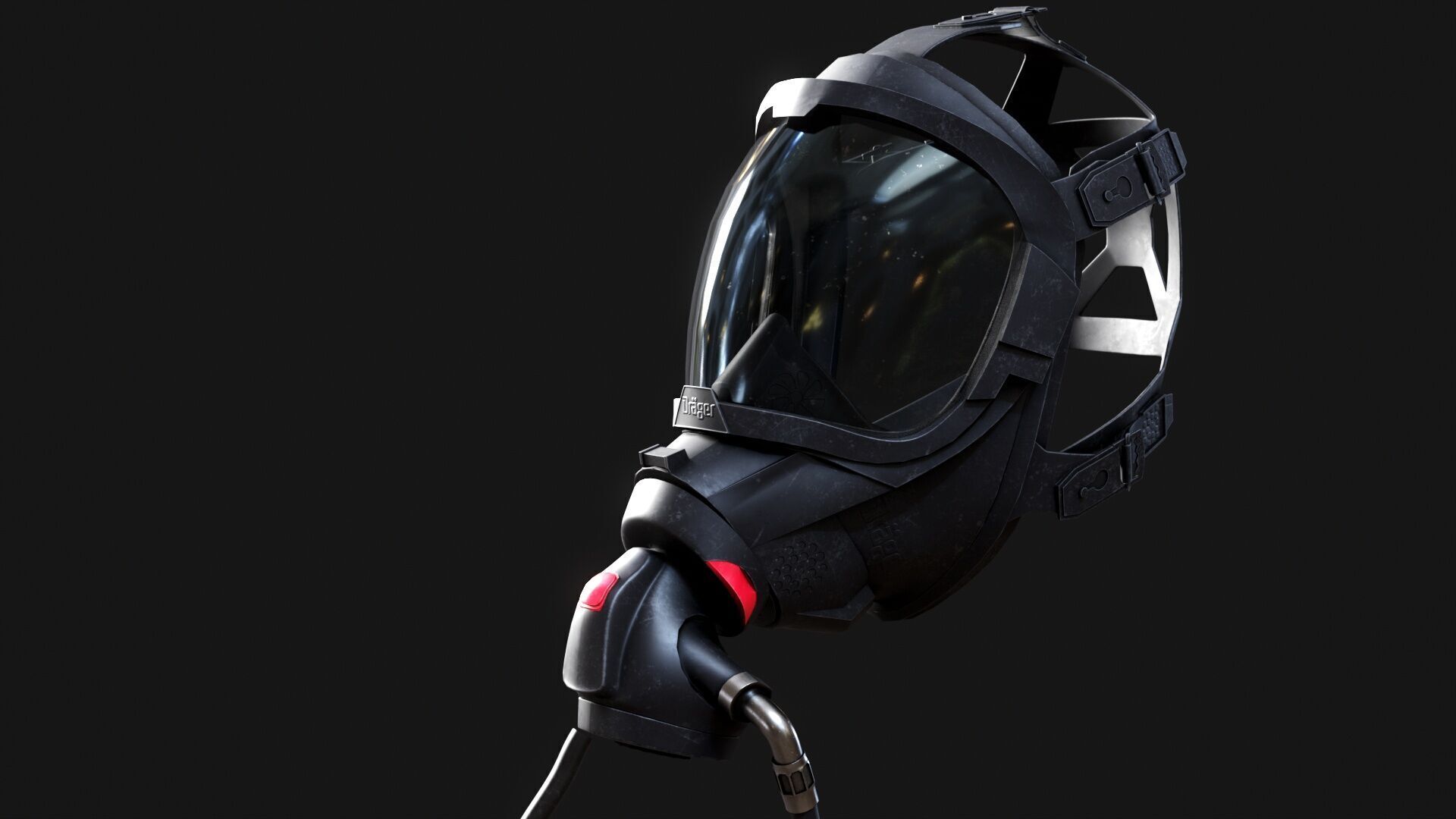 3D model Drager FPS 7000 Full Face Mask High-Poly 3D Model FiveM VR ...