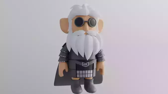 Free Stylized Low Poly Character - GameReady - Cute NPC free VR / AR ...