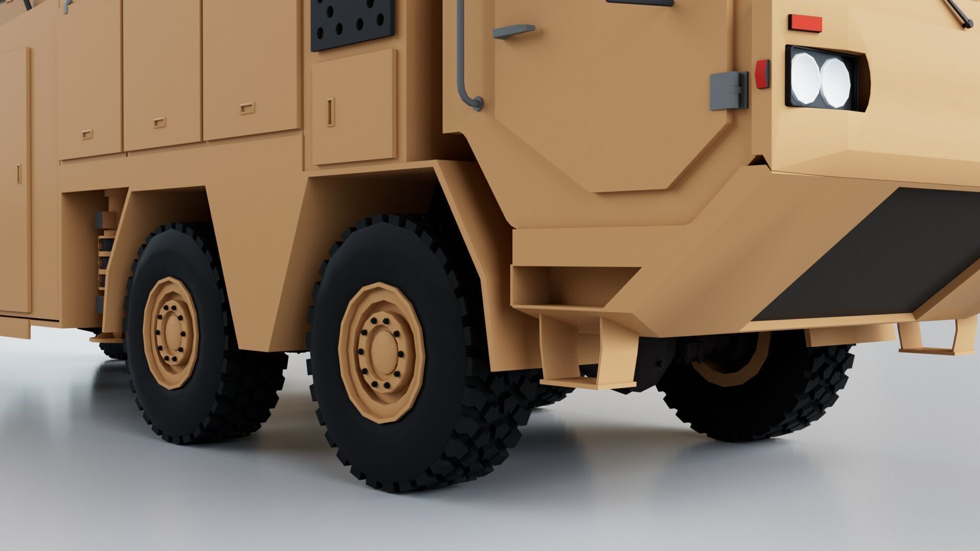 3D model Ballistic Missiles and Artillery Rockets Launcher Military VR ...