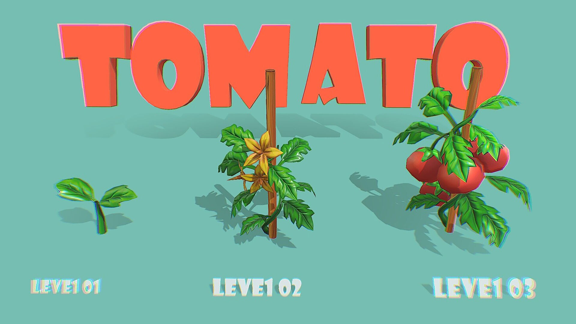 Free Pack - Stylized Tomato free VR / AR / low-poly 3D model | CGTrader