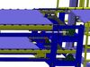 Free Flow Chain Conveyor with Variable Speed Control 3D model | CGTrader