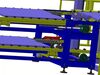 Free Flow Chain Conveyor with Variable Speed Control 3D model | CGTrader