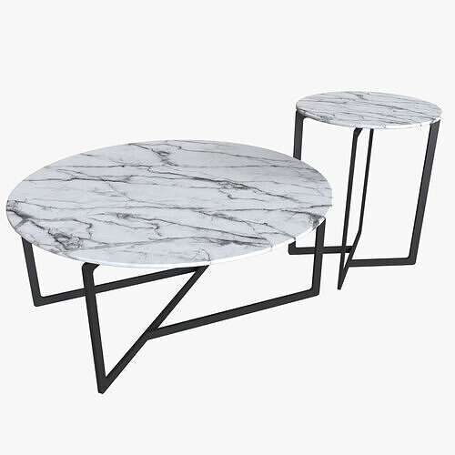 Beymen coffee and side table 3D model | CGTrader