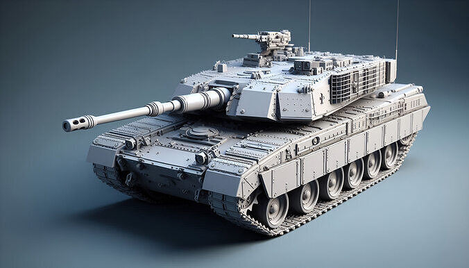 Challenger 2 Tank Realistic 3D Printable Military Model 3D model 3D ...