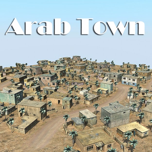 3D model Arab Town VR / AR / low-poly | CGTrader
