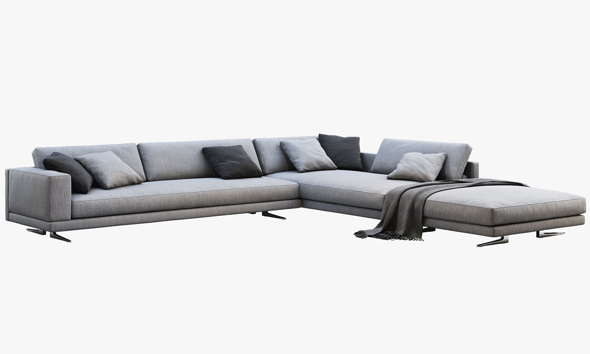 Poliform Mondrian corner sofa 3D model | CGTrader
