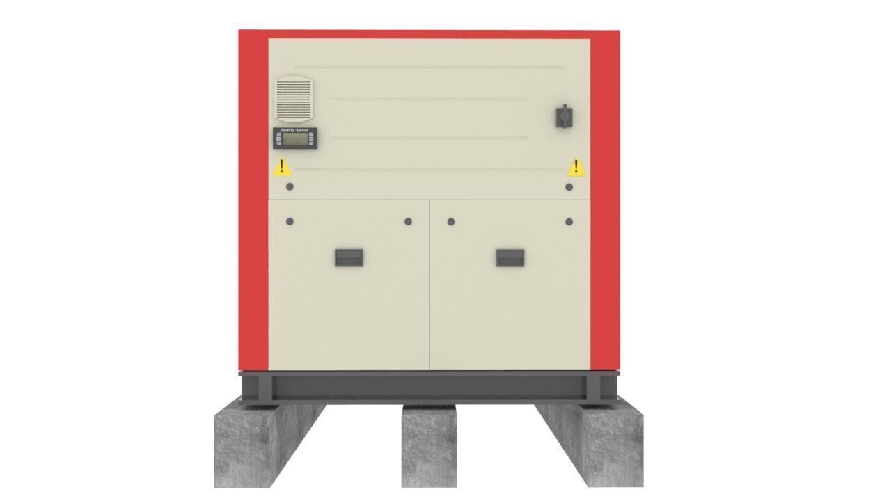 Industrial Chiller Unit Lennox Neosys 3D Model HVAC Equipment 3D model ...