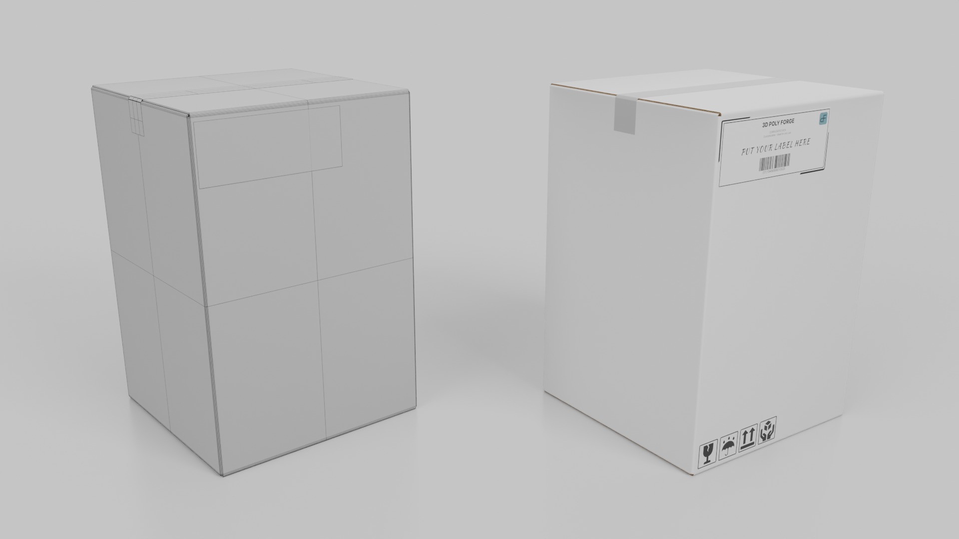 3D Model Collection Retail Packaging Boxes Bundle - Rigged and ...