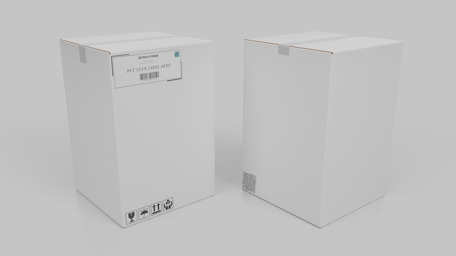 3D Model Collection Retail Packaging Boxes Bundle - Rigged and ...