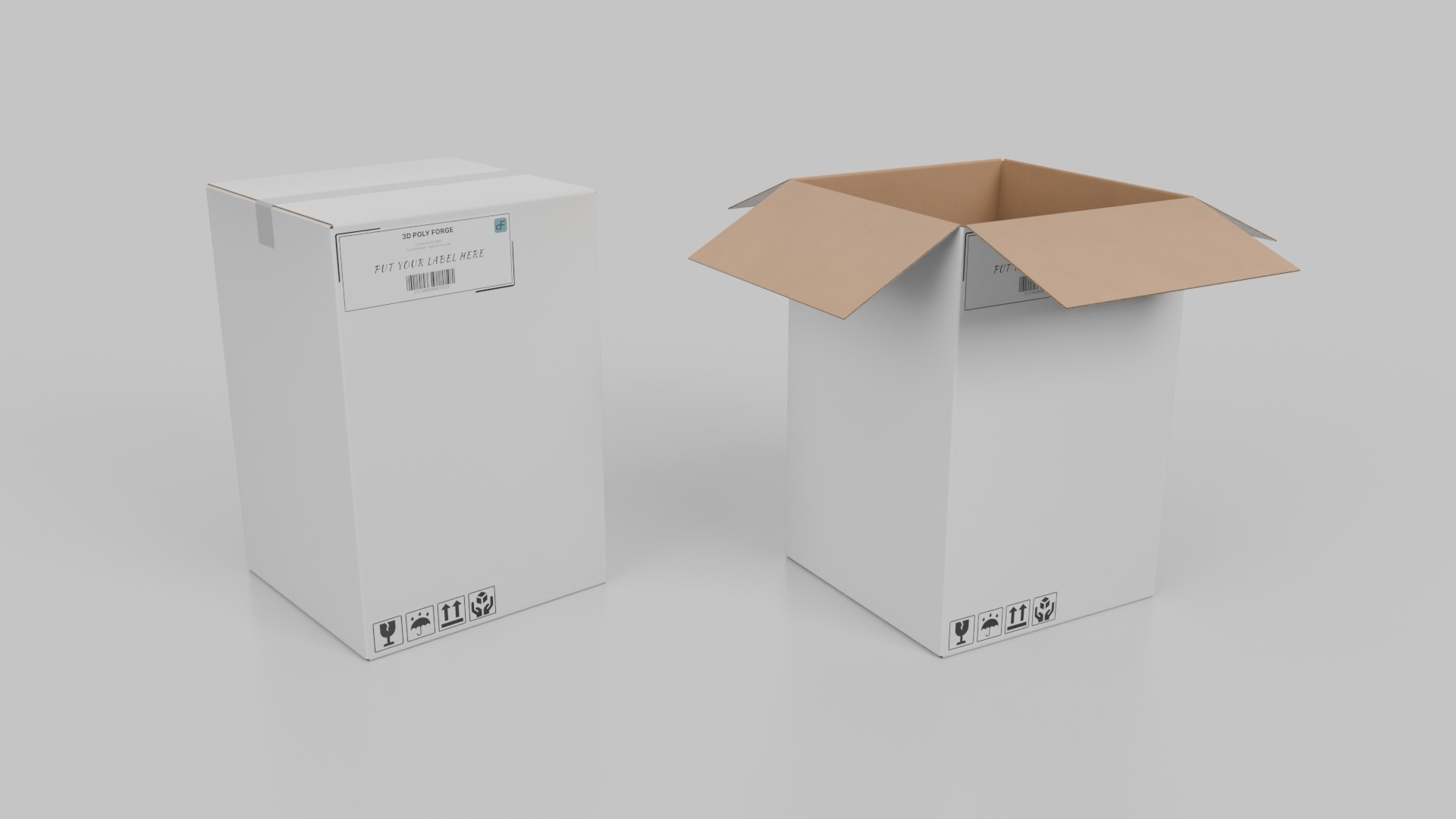 3D Model Collection Retail Packaging Boxes Bundle - Rigged and ...