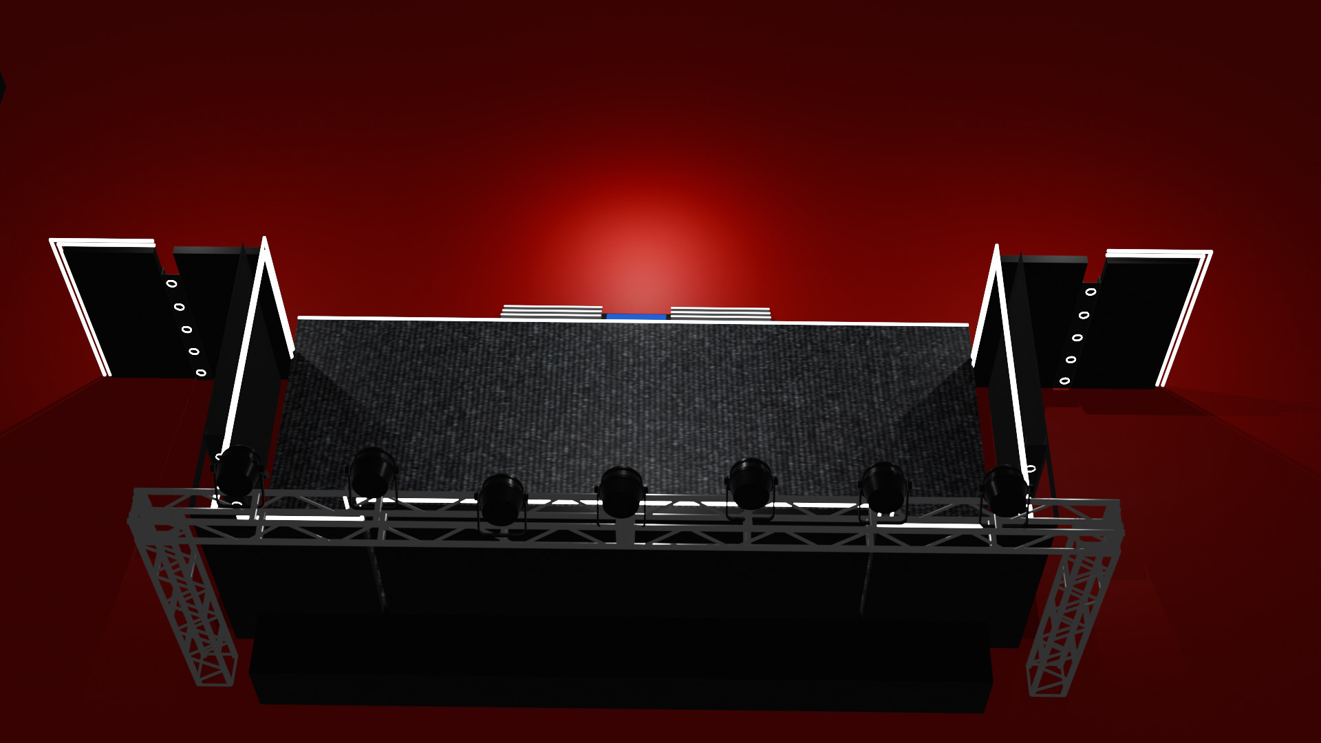 Event Stage setup free VR / AR / low-poly 3D model | CGTrader
