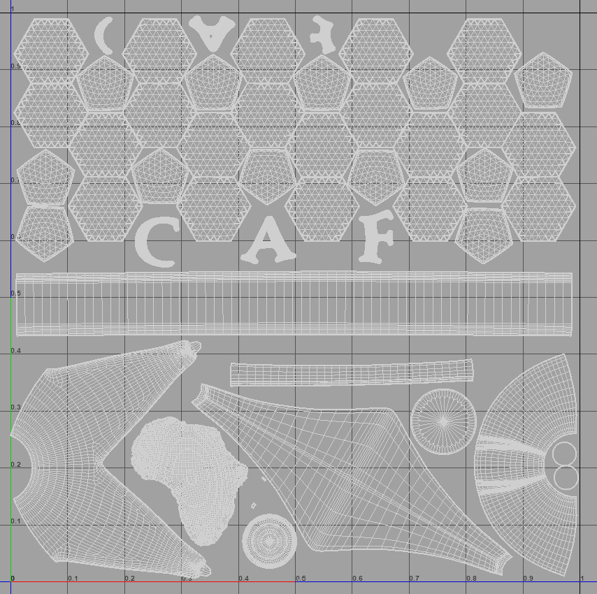 3d Model Caf Champions League Cup Trophy Award Classic Version Gift