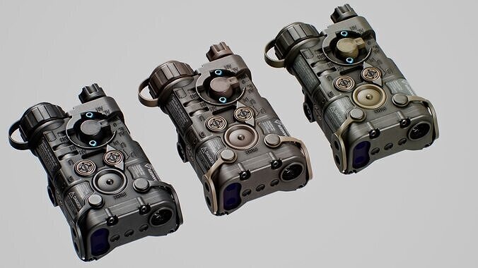 3D model L3Harris NGAL Aiming Laser LA-23 PEQ VR / AR / low-poly | CGTrader