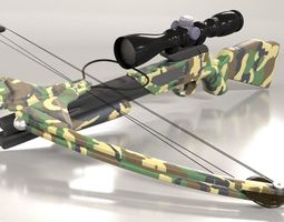 A medieval style crossbow 3D Model OBJ STL DAE LXO LXL MTL | CGTrader.com