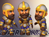 3D model Dwarf Knight Animated Character UNREAL ENGINE VR / AR / low ...