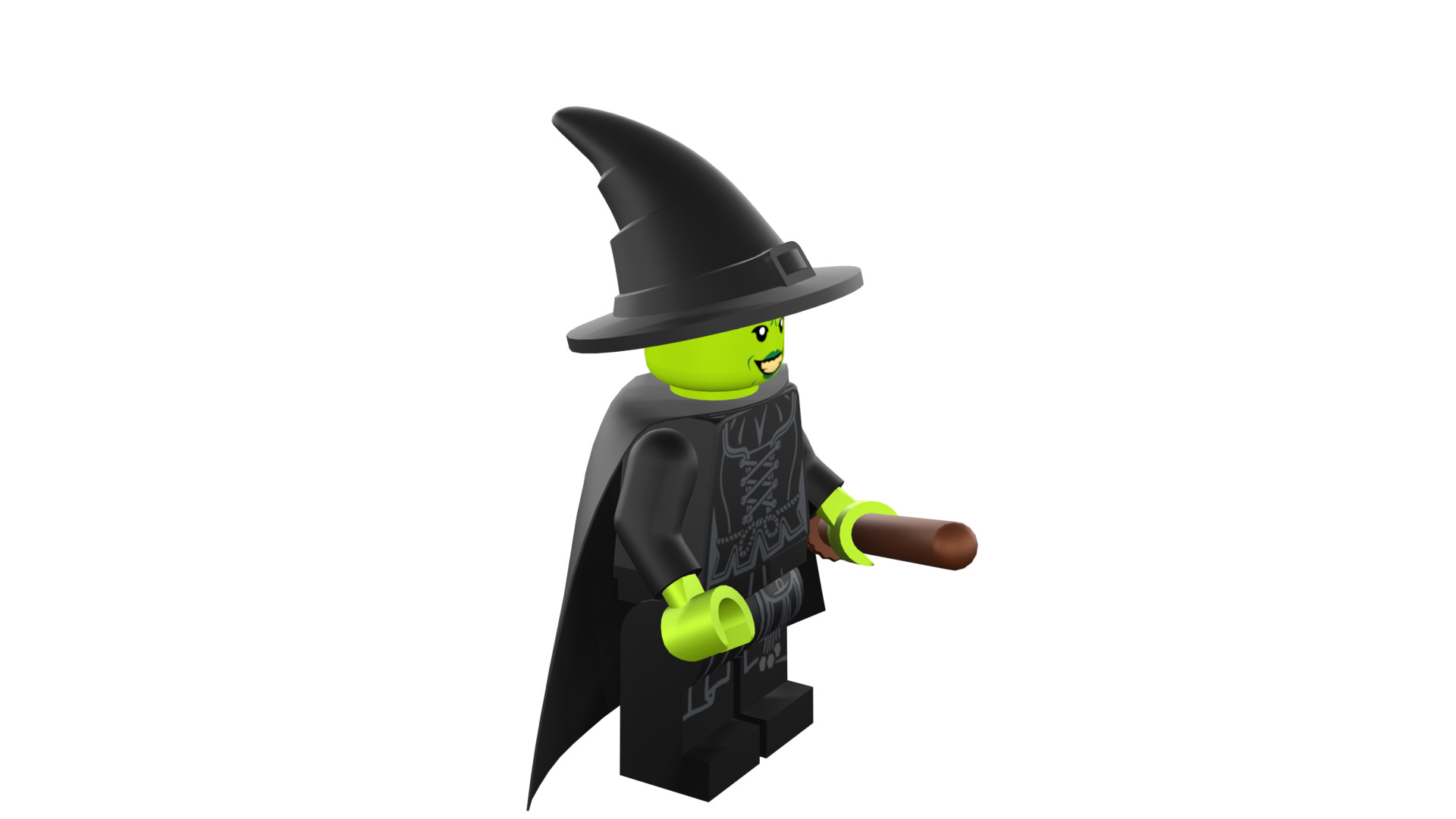 3D print minifigure - Wicked Witch 3D model 3D printable | CGTrader