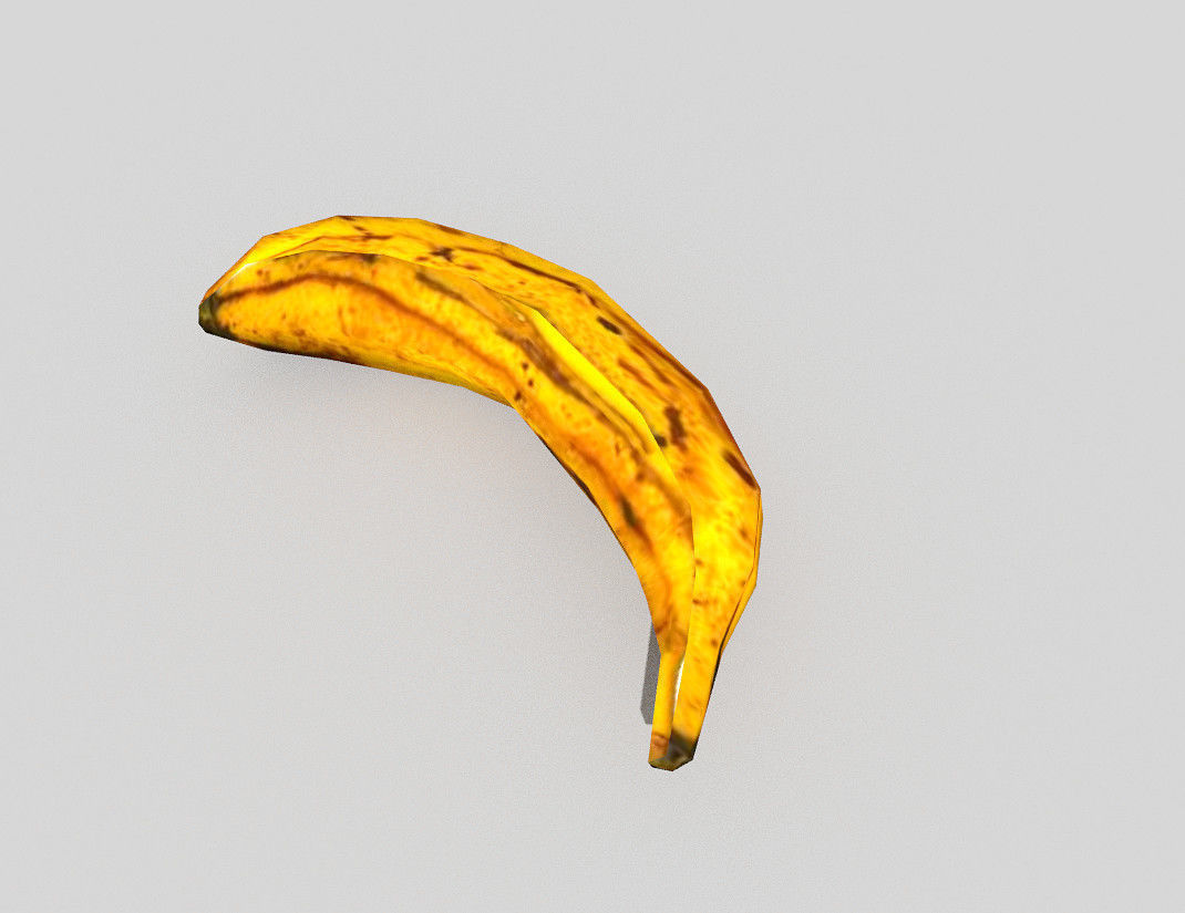 3D model low poly banana VR / AR / low-poly | CGTrader