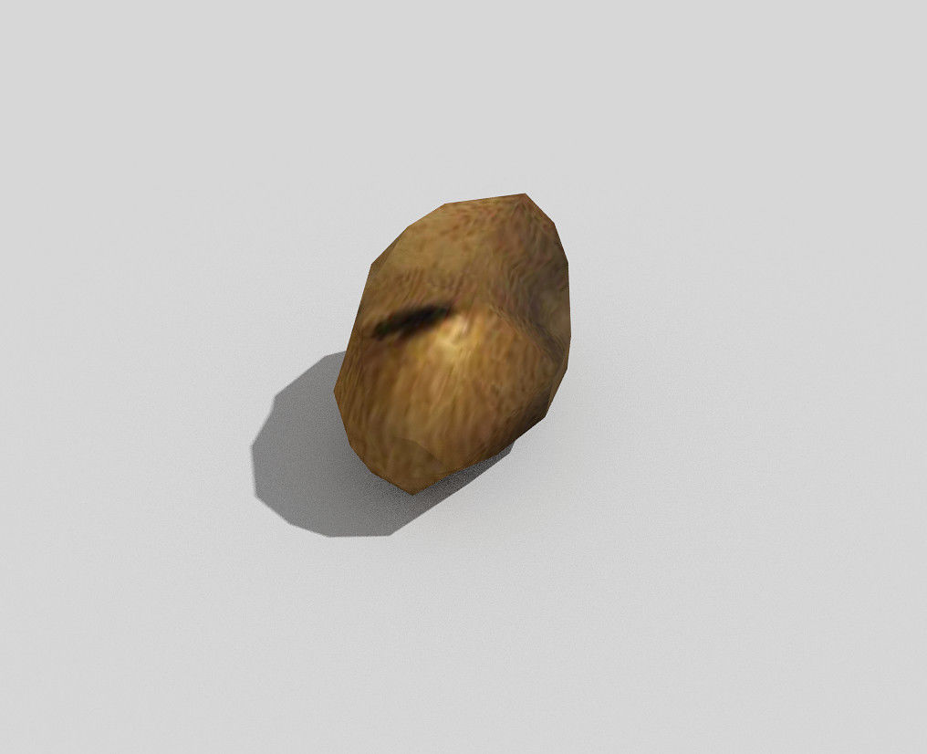 3D model low poly potatoe potato VR / AR / low-poly | CGTrader