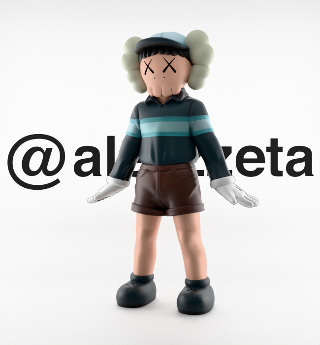 3D model Kaws CHUL SU and YOUNG HEE Squid Game Season 3 Textured VR ...