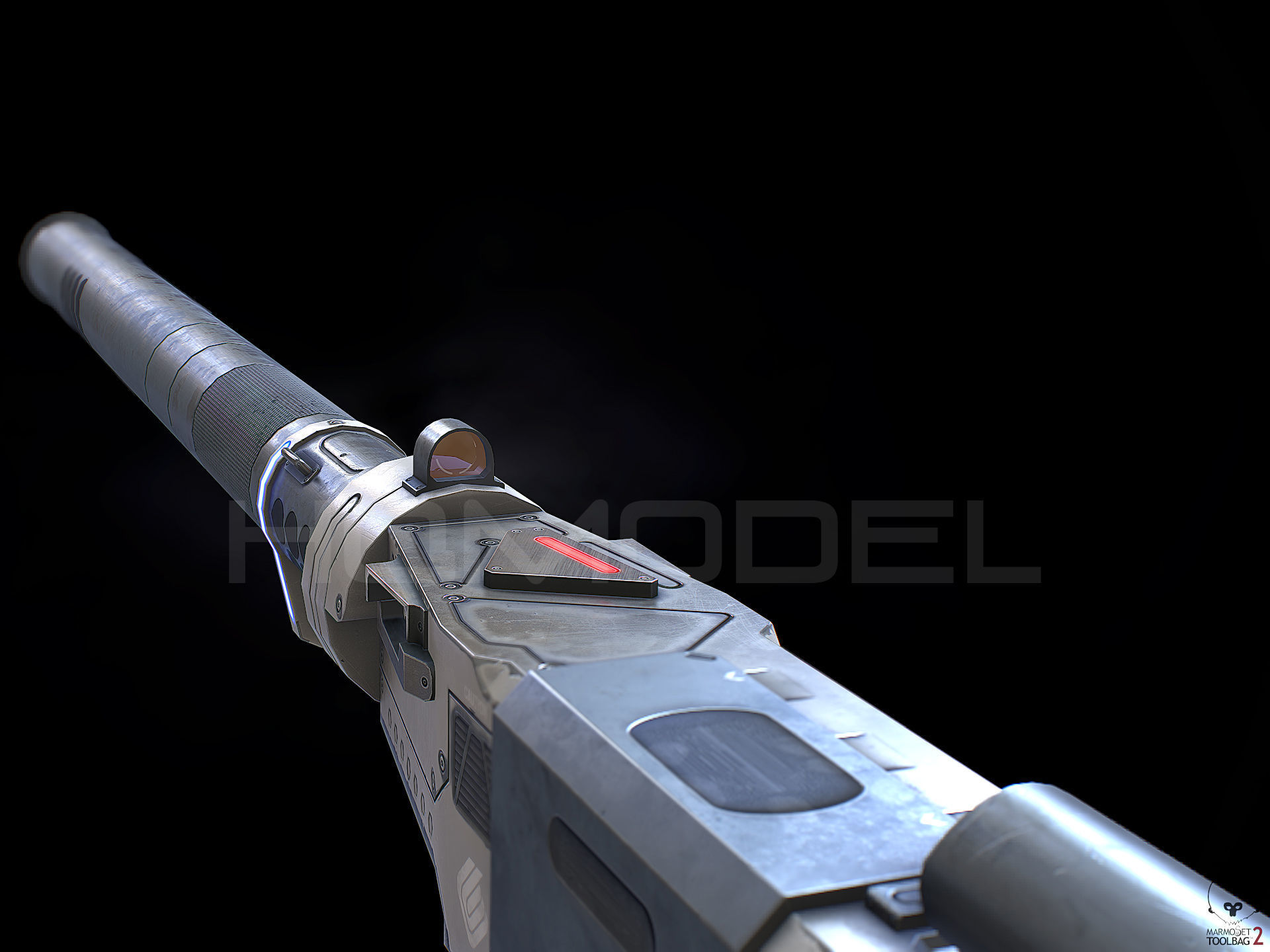 3D model Heavy Plasma Gun PBR VR / AR / low-poly | CGTrader
