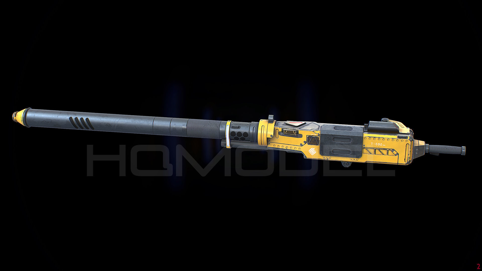 3D model Heavy Plasma Gun PBR VR / AR / low-poly | CGTrader