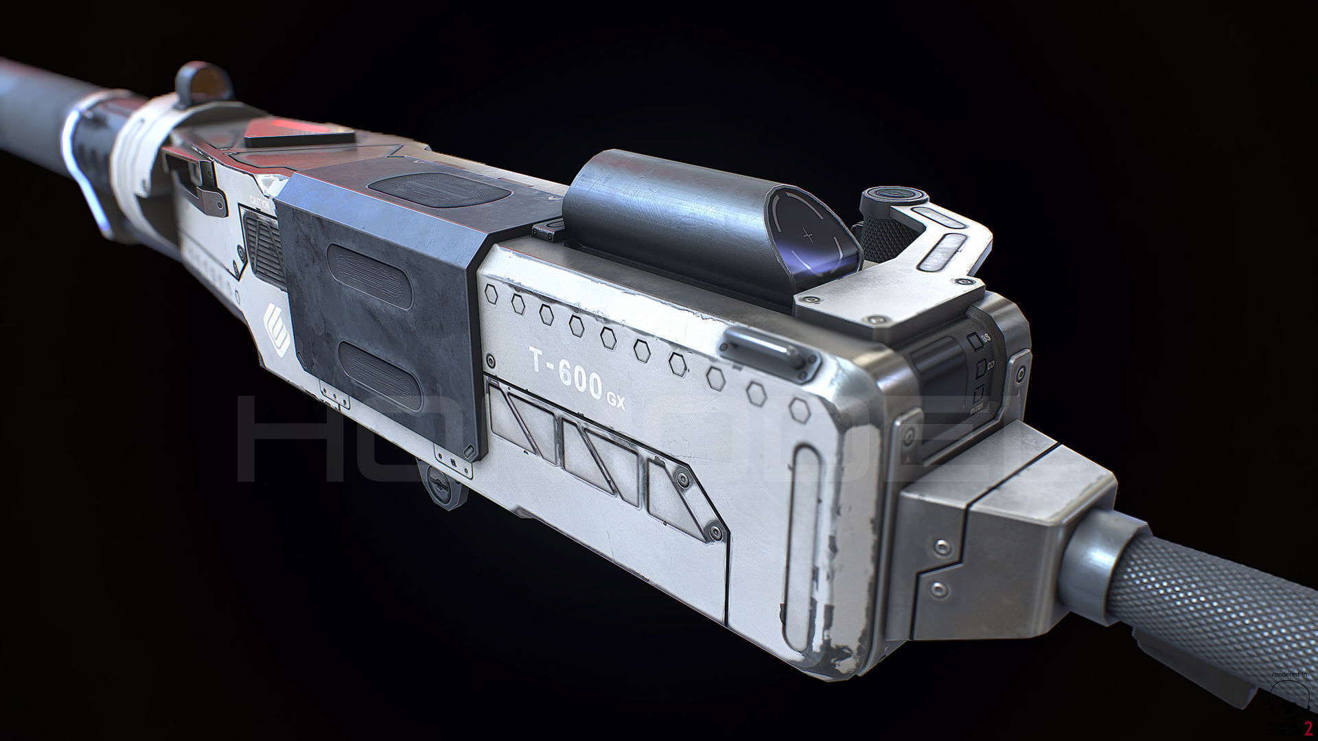 3D model Heavy Plasma Gun PBR VR / AR / low-poly | CGTrader