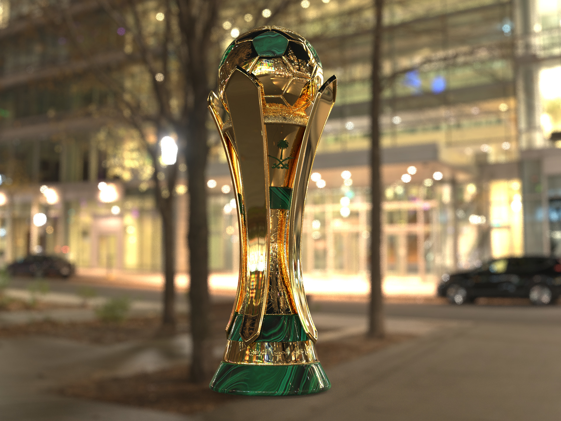 Saudi Kings Cup Trophy award -newest version -Cinematic-3D print 3D ...